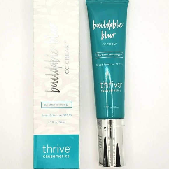 Thrive | Makeup | 55 Thrive Causemetics Buildable Blur Cc Cream Spf Tan ...
